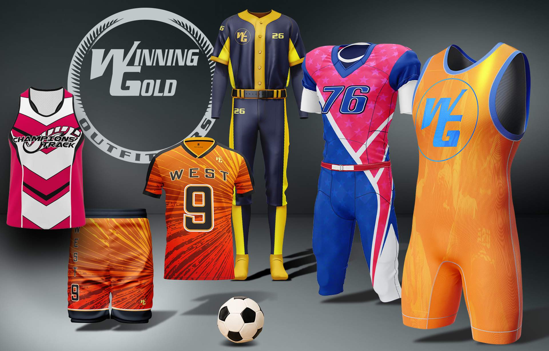 Custom Team Uniforms – Winning Gold Outfitters